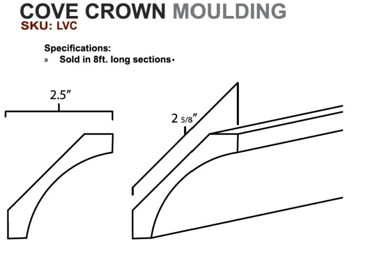 Nuvelle COVE CROWN MOLDING – elite-kitchen-and-bath-concepts